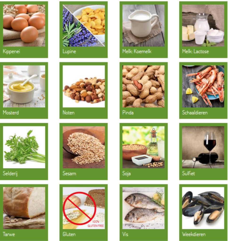 Allergenen - La Belle Cuisine
